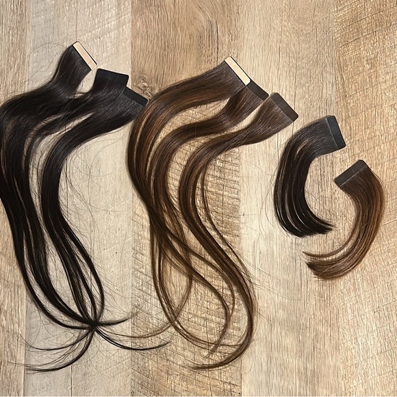 Hair | Human Hair Extensions Can Be Dyed Tape Ins Fall Colors | Poshmark
